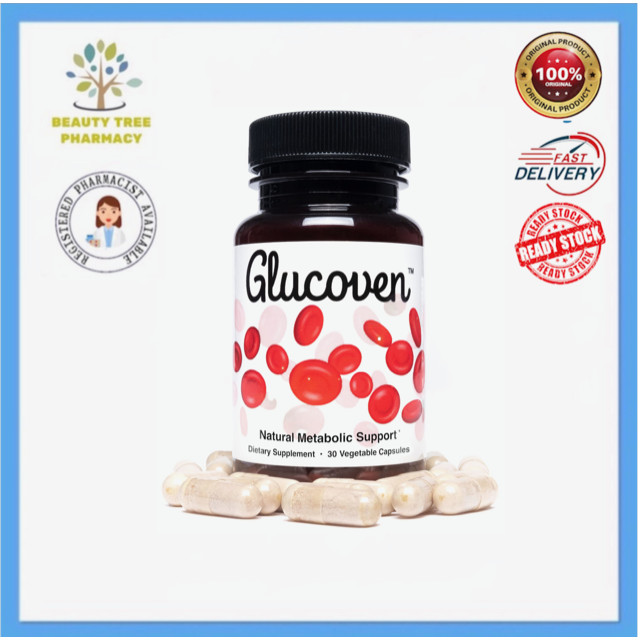 Glucoven Natural Blood Glucose Support 30 Vegetables Capsules | Shopee ...