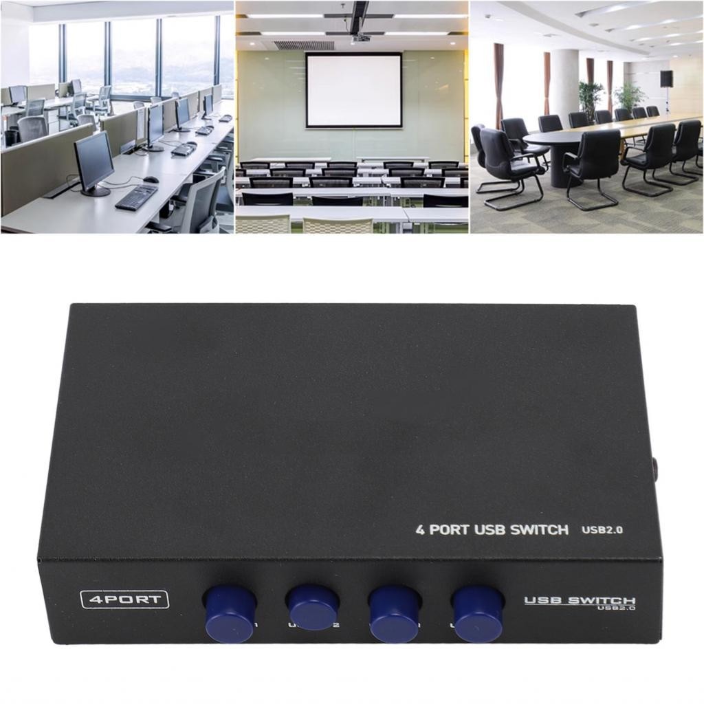 Maib USB Sharing Manual Switch Box 2.0 To B 4 Port Share Switcher Hub For CHW | Shopee Malaysia