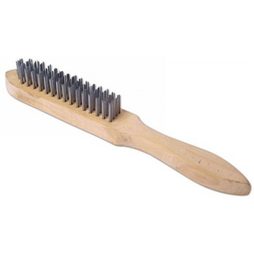 Steel Wire Hand Brush With Wooden Handle Berus Dawai Pemegang Kayu ...