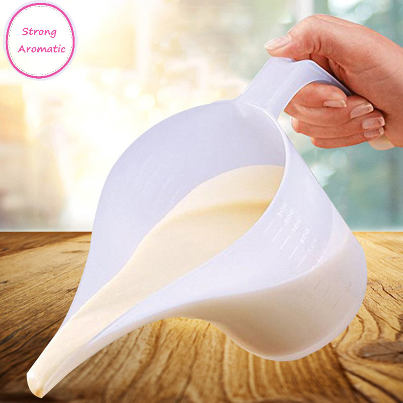 STRO 1000ML Tip Mouth Plastic Measuring Jug Cup Graduated Cooking ...