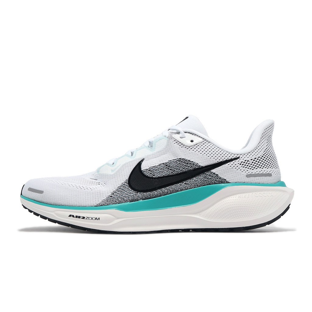 Nike Jogging Shoes Pegasus 41 Men's White Blue Green Road Running Air ...