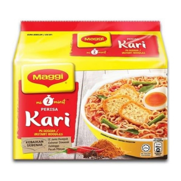 MAGGI MEE PERISA KARI 1PACK (5x79gm) | Shopee Malaysia