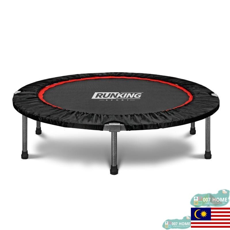 trampoline With handrail Adult fitness and weight loss Quiet trampoline ...
