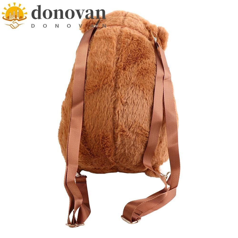 DONOVAN Capybara Plush Backpack, Cartoon Capybara Cartoon Backpack ...