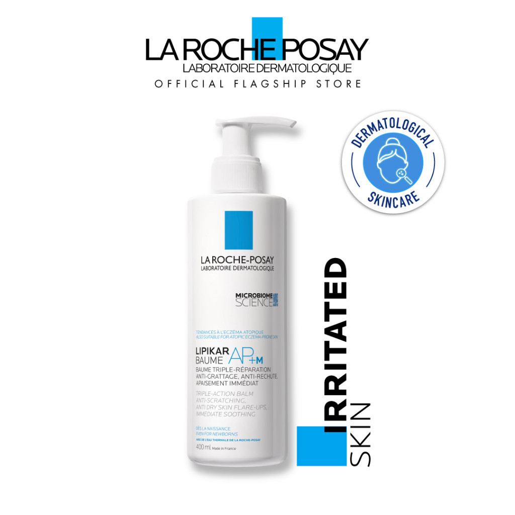 La Roche Posay Lipikar Baume AP+M Lipid Replenishing Body Balm (400ml ...