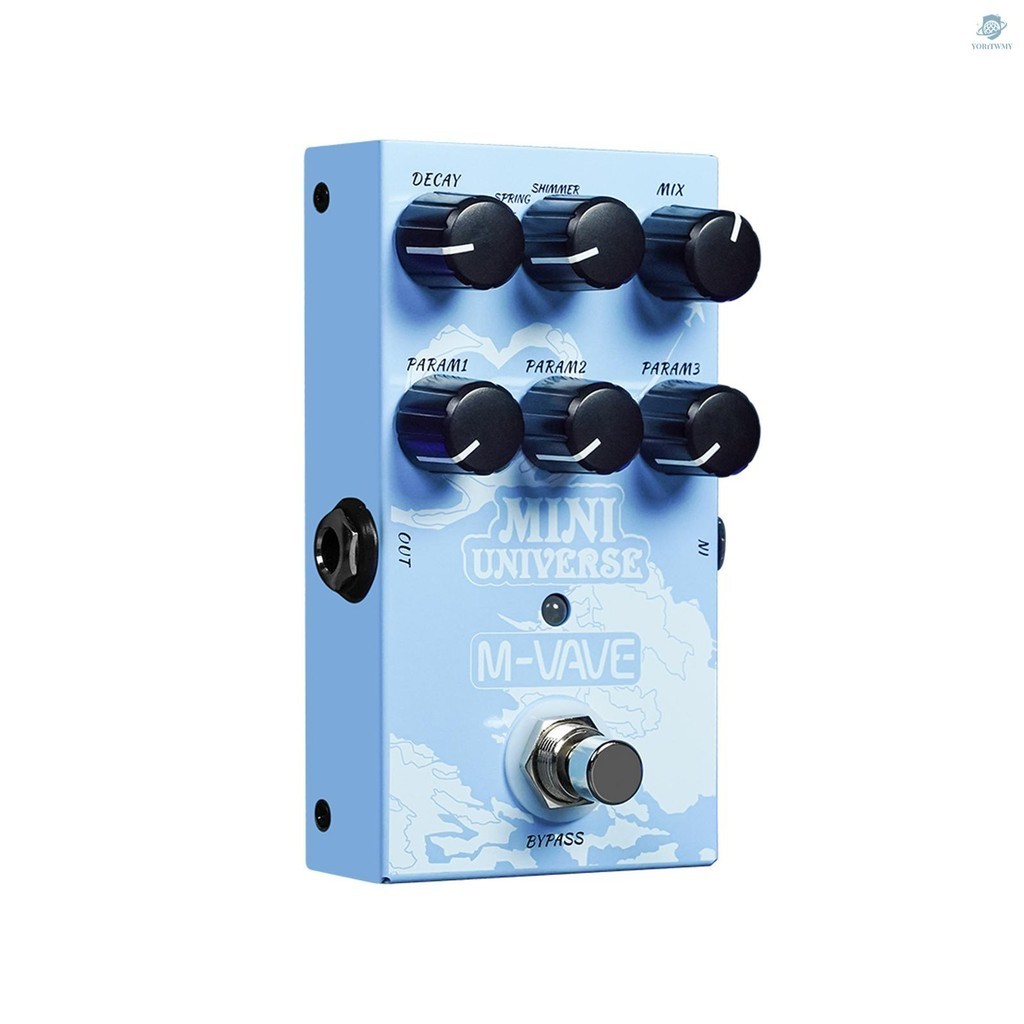 M-VAVE Guitar Effect Pedal Digital Reverb Pedal Digital Modeling ...