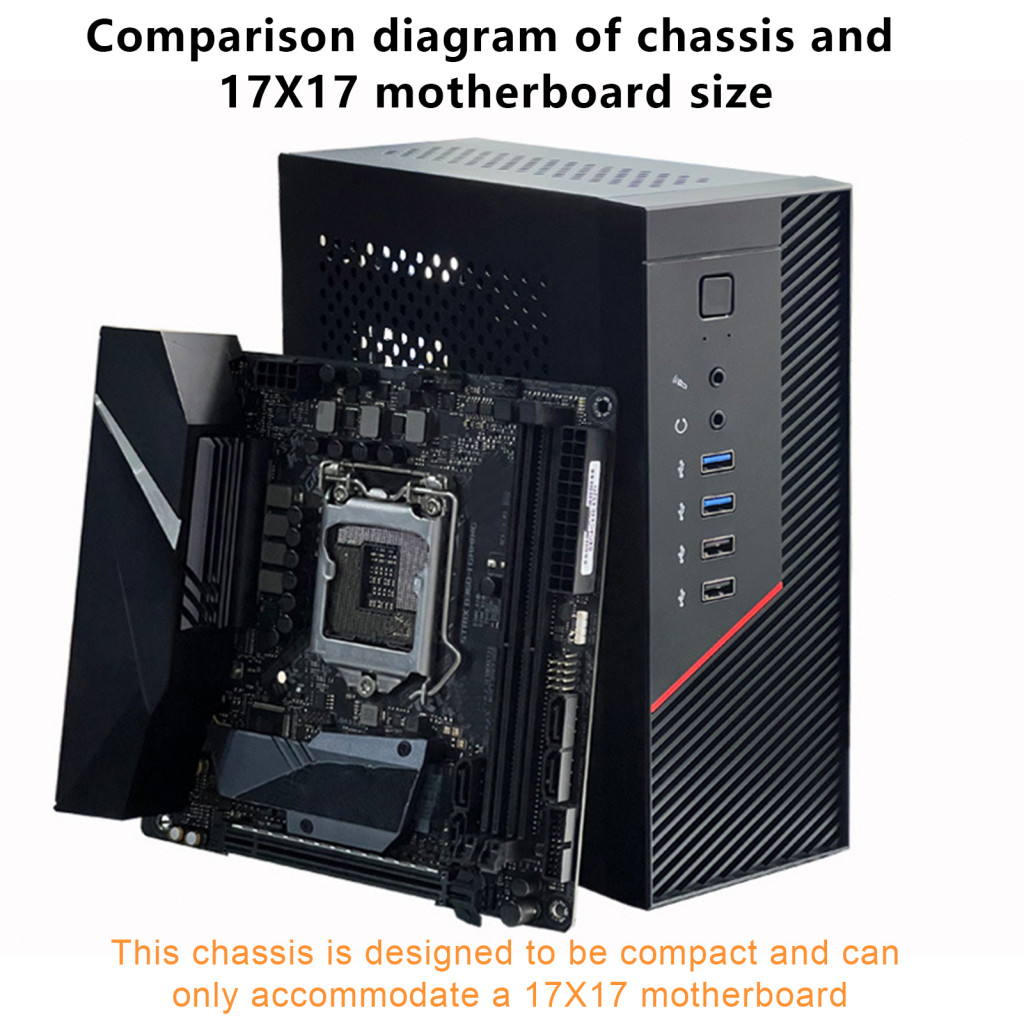 Space-saving Desktop Case Compact Computer Case Compact Mini-itx ...