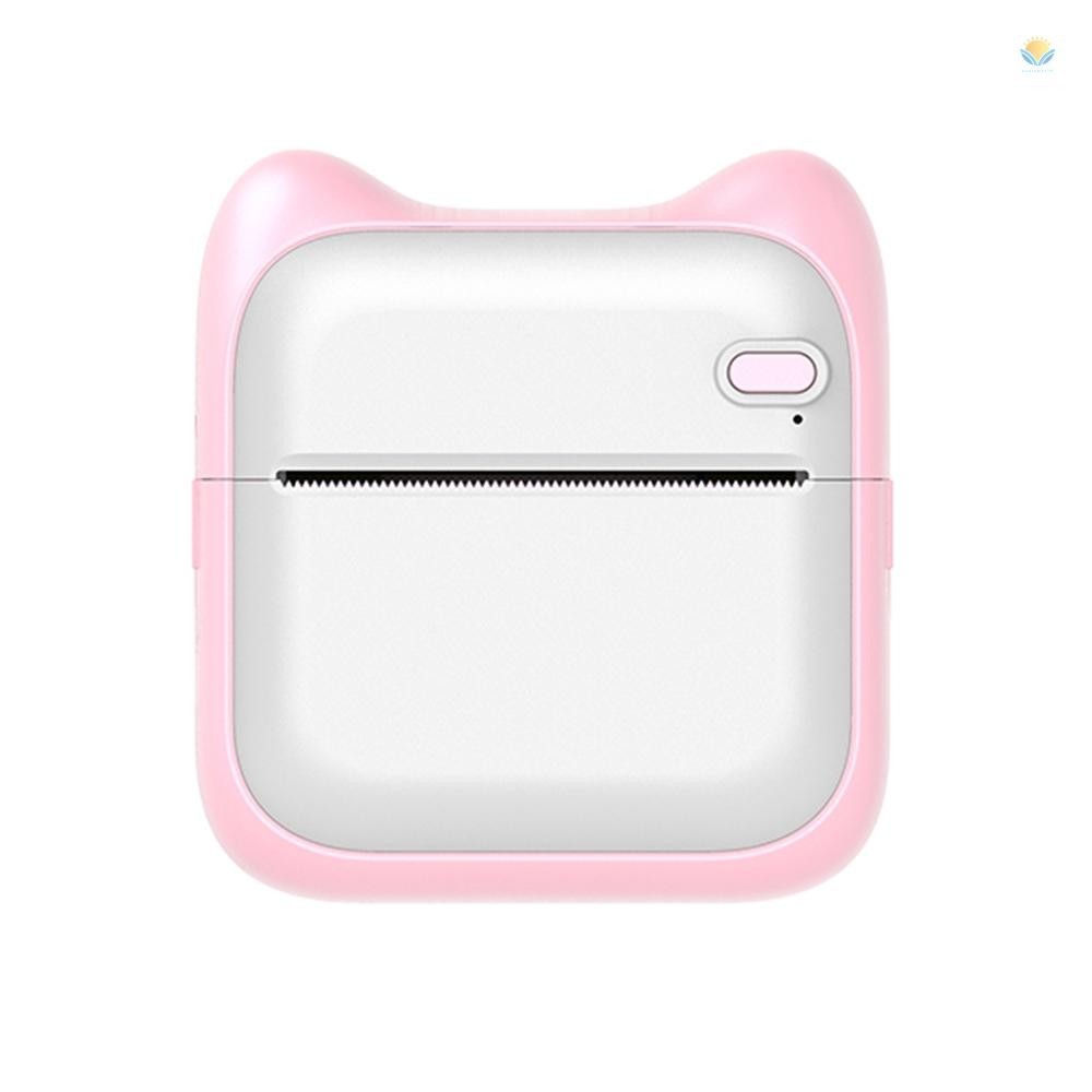Portable Pocket-size Printer Wireless BT Thermal Printer Simple ...
