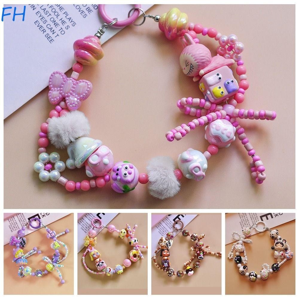 FENGHA Cartoon Phone Hanging Chain, Crying Baby Key Chain Labubu Phone ...