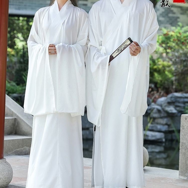 6.25 Tang Style Hanfu Round Neck Robe Lining Inner Layering Bottoming ...