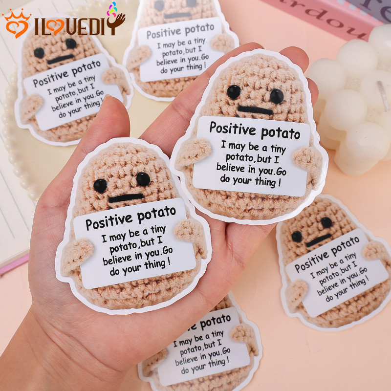 Positive Energy Mini Potato Sticker - Envelope Sealing Label ...