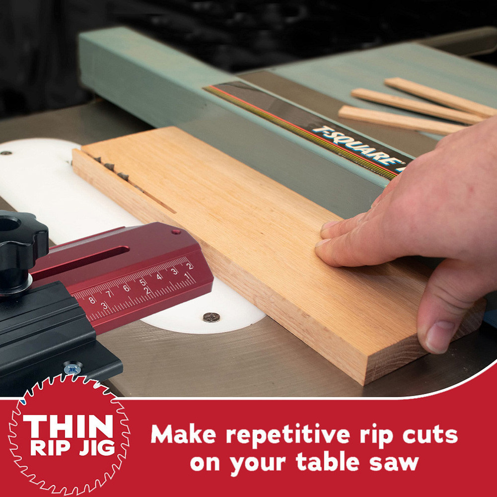 Thin Rip Tablesaw Jig Contour Gauge Shape Duplicator Thin Rip Tablesaw ...