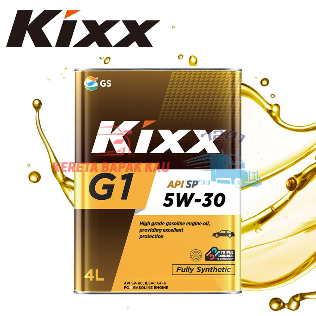 Kixx G1 SP 5W-30 FULLY ENGINE OIL 4L- High grade Full Synthetic gasoline engine oil | Shopee ...