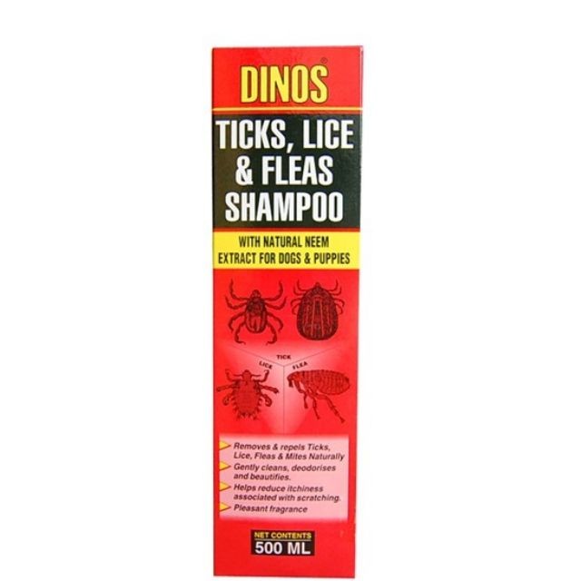 Dinos Ticks Lice & Fleas Shampoo (500ml) | Shopee Malaysia