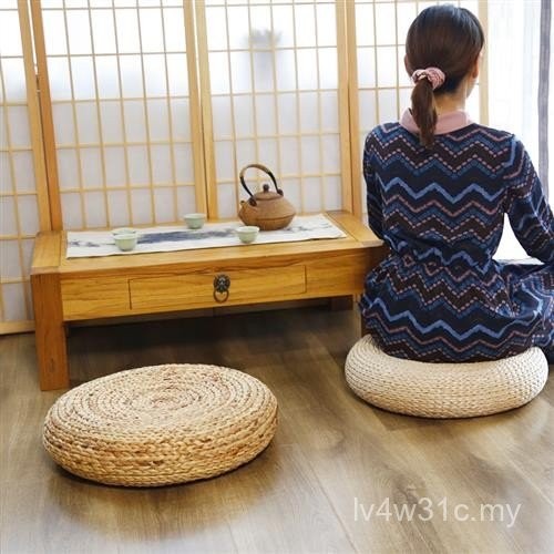 Kusyen Lantai Anyaman Jerami Tatami Bilik Teh Homestay Yoga Meditasi ...