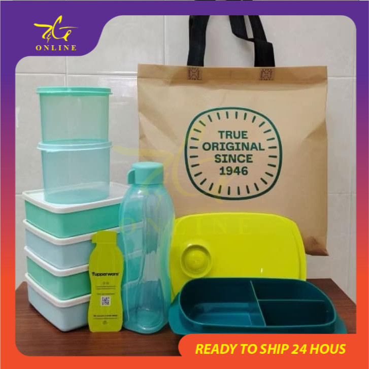 Tupperware Black Series Gift Executive Eco Set 750ml Bottle 1L ...