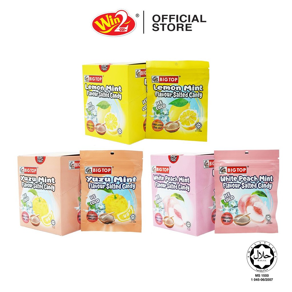 BIG TOP FLAVOUR SALTED CANDY (20g x 12 Sachets) | Shopee Malaysia