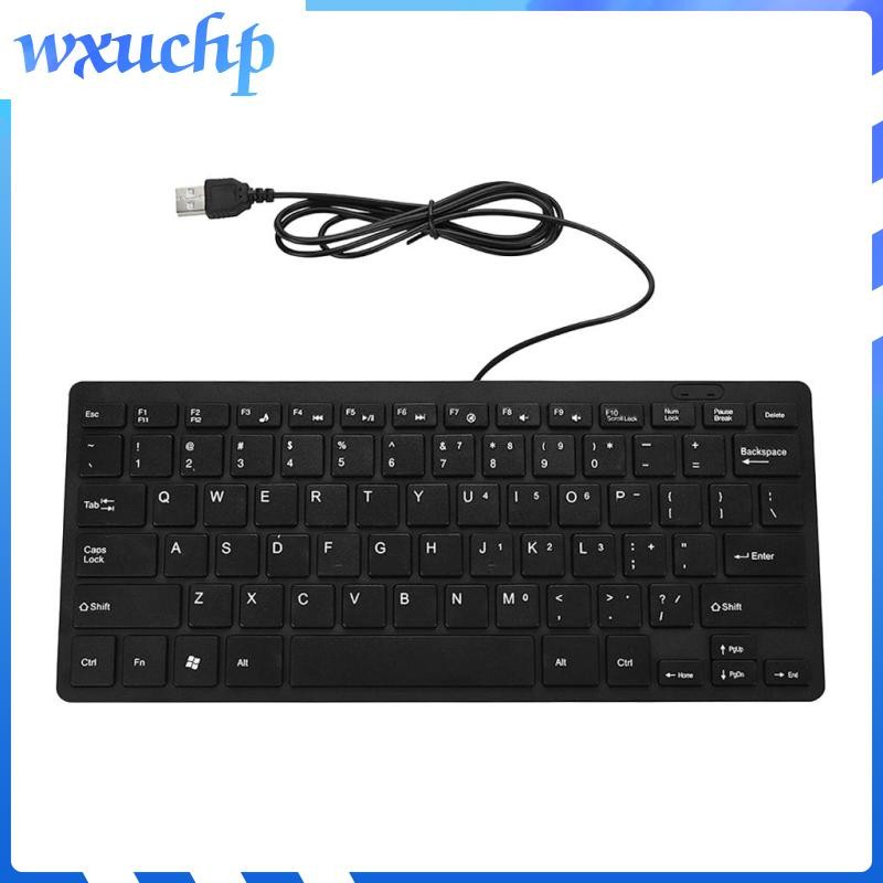[wxuchp] Wired Compact -Thin USB Keyboard English Standard Version for ...