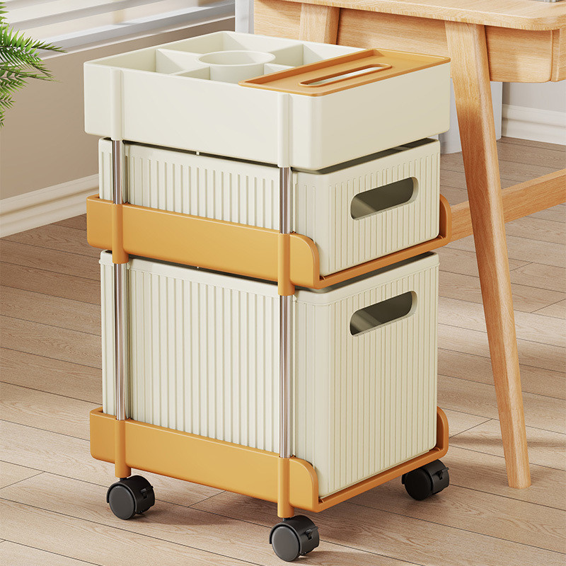 Light Luxury Simple Office Supplies Storage Rack Under Desk Removable ...