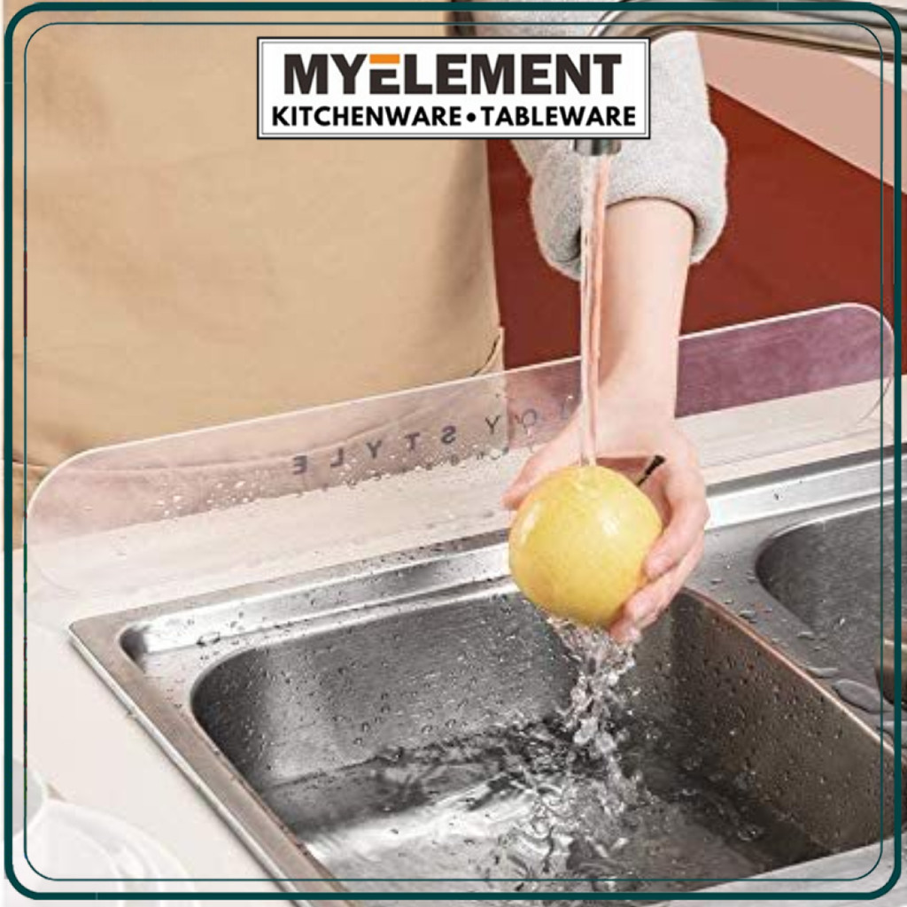 Myelement Water Sink Splash Guard for Kitchen Countertop, Bathroom ...
