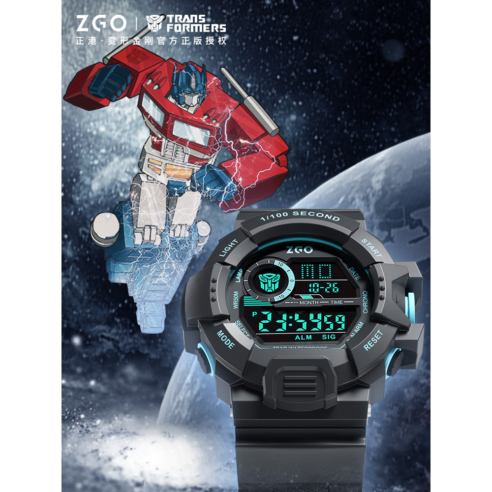 Jam Tangan Elektronik Transformers untuk Lelaki, Remaja, Pelajar ...