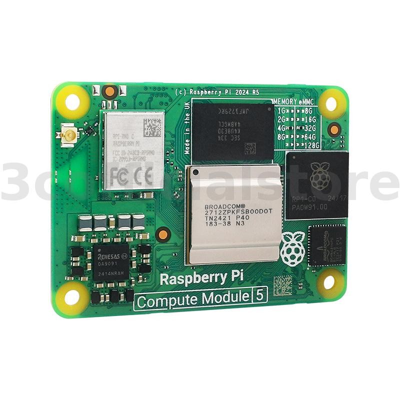 Raspberry Pi Compute Module 5 CM5 Quad-Core Cortex-A76 SoC 2GHz 16GB ...