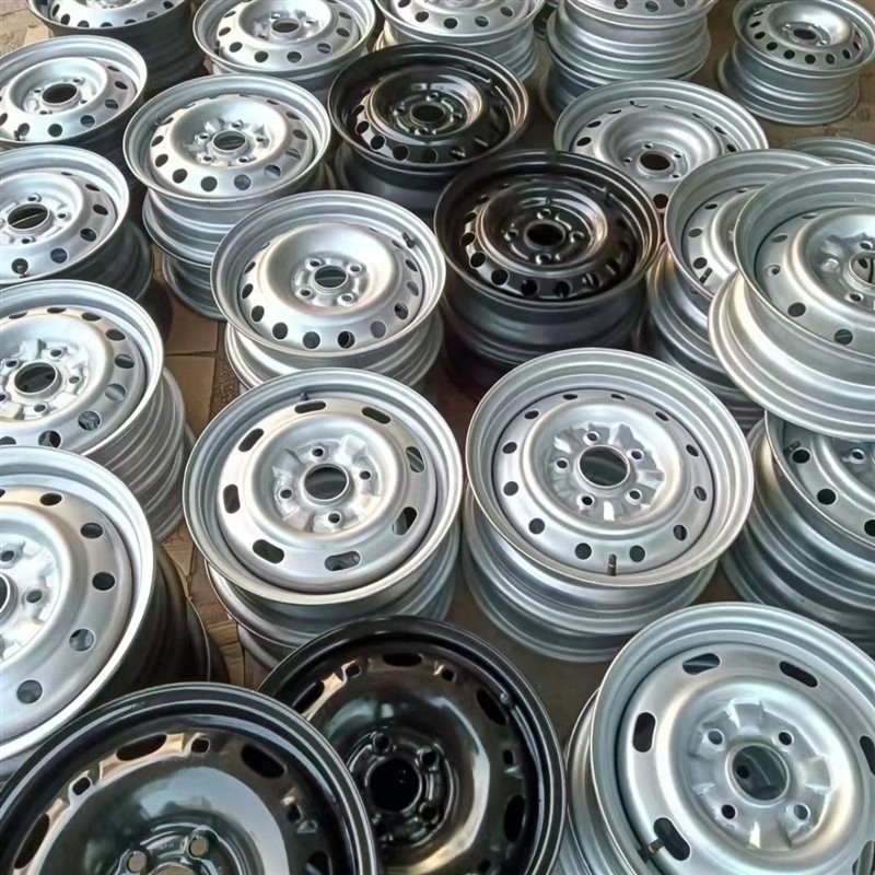 Rim Roda Kereta Terpakai 13 14 15 Rim Keluli 16 Inci dengan Tayar Saiz ...