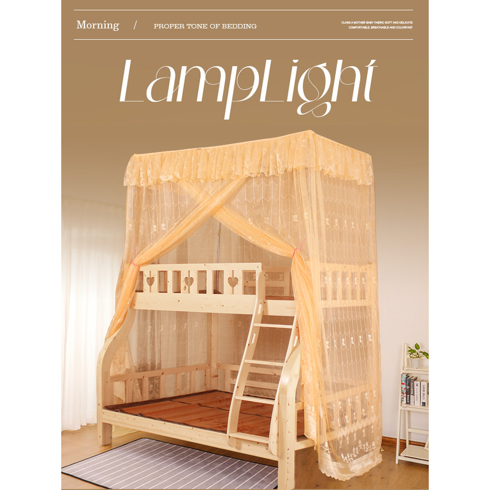 Kelambu Katil Dua Tingkat untuk Katil Dua Tingkat Atas dan Bawah, Katil ...