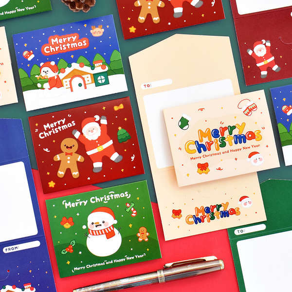 sampul raya 2025 sampul duit Christmas Handwritten Cartoon Cute ...