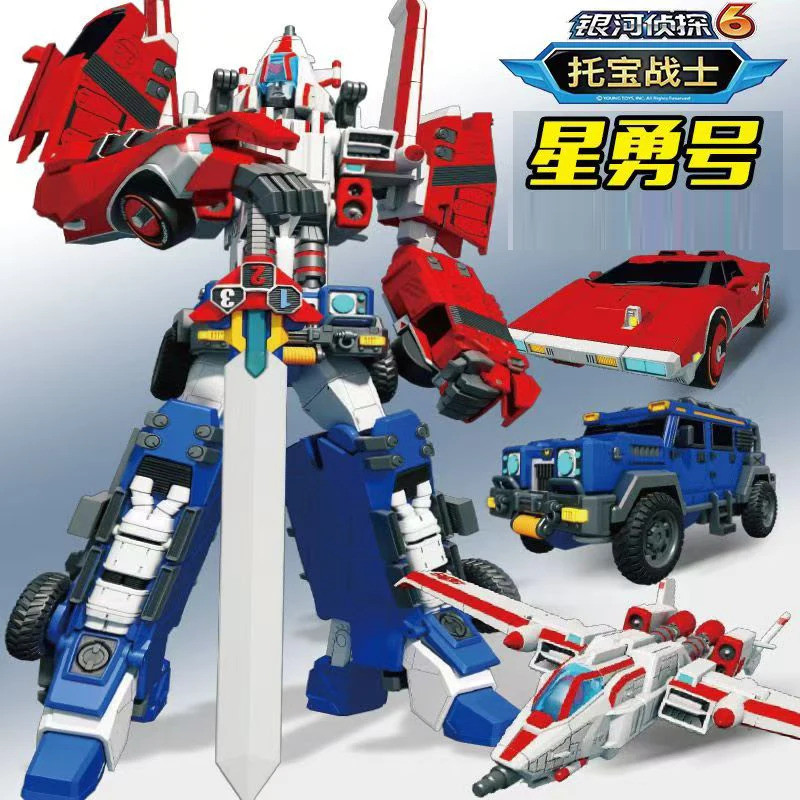 New Tobot TITAN V Robot TACHYON SUV Car Plane Truck Action Figure ABS ...