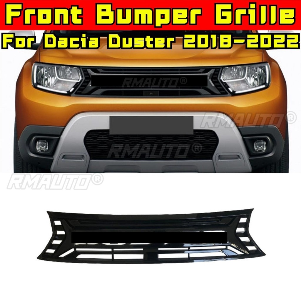 For Dacia Duster 2018-2022 Exterior Part Front Racing Upper Grilles ...