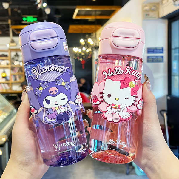 tumbler tahan sejuk botol air tahan sejuk tumbler tahan sejuk budak Sanrio Kuromi Children's ...