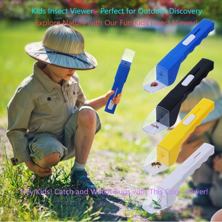 Insect Catcher Safe Handheld Bug Catcher Kit for Kids - Portable ...