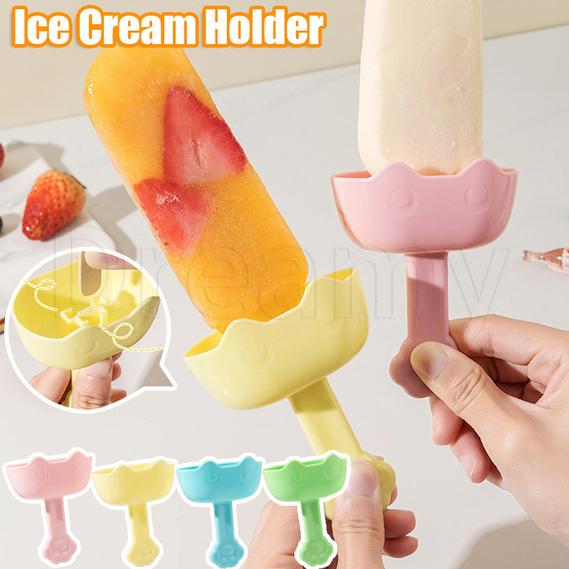 Anti-drip Handheld Ice Cream Holder - Portable Spill Proof Ice Cream ...