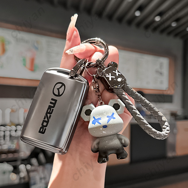 Retro Metallic Texture Gray New Style Smart Car TPU Key Fob Cover Case ...