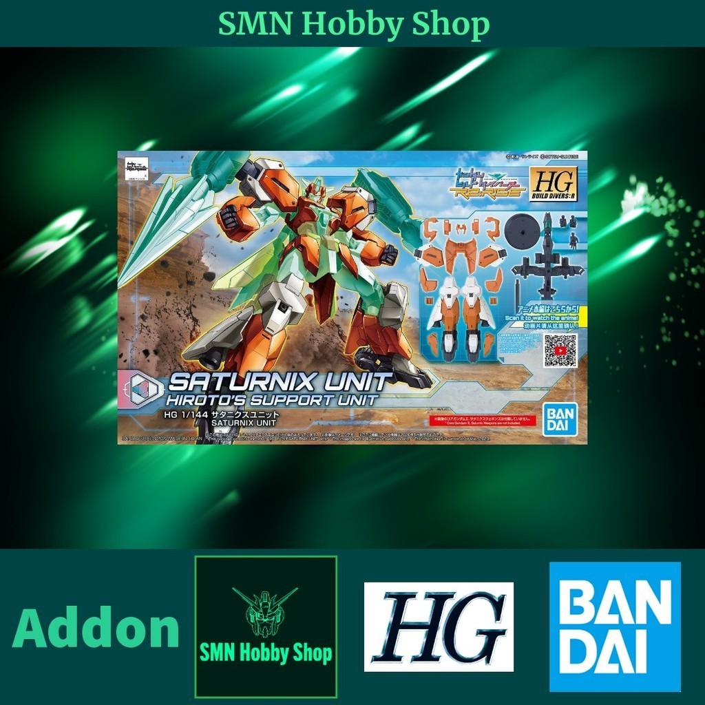 HG 1/144 Saturnix Unit Hiroto Support Unit 024 Addon Weapon & Backpack ...
