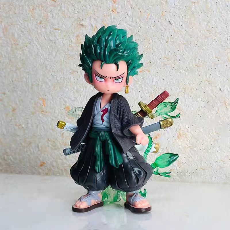 15cm One Piece Zoro Action Figures Anime Figures Roronoa Zoro PVC ...