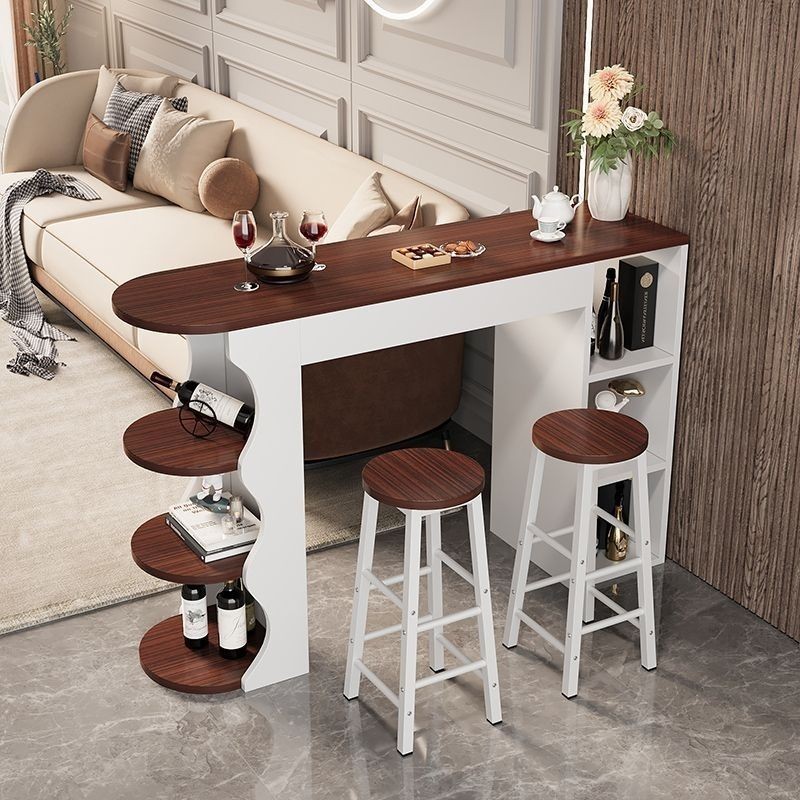 Wall-mounted bar table living room partition entrance cabinet simple ...