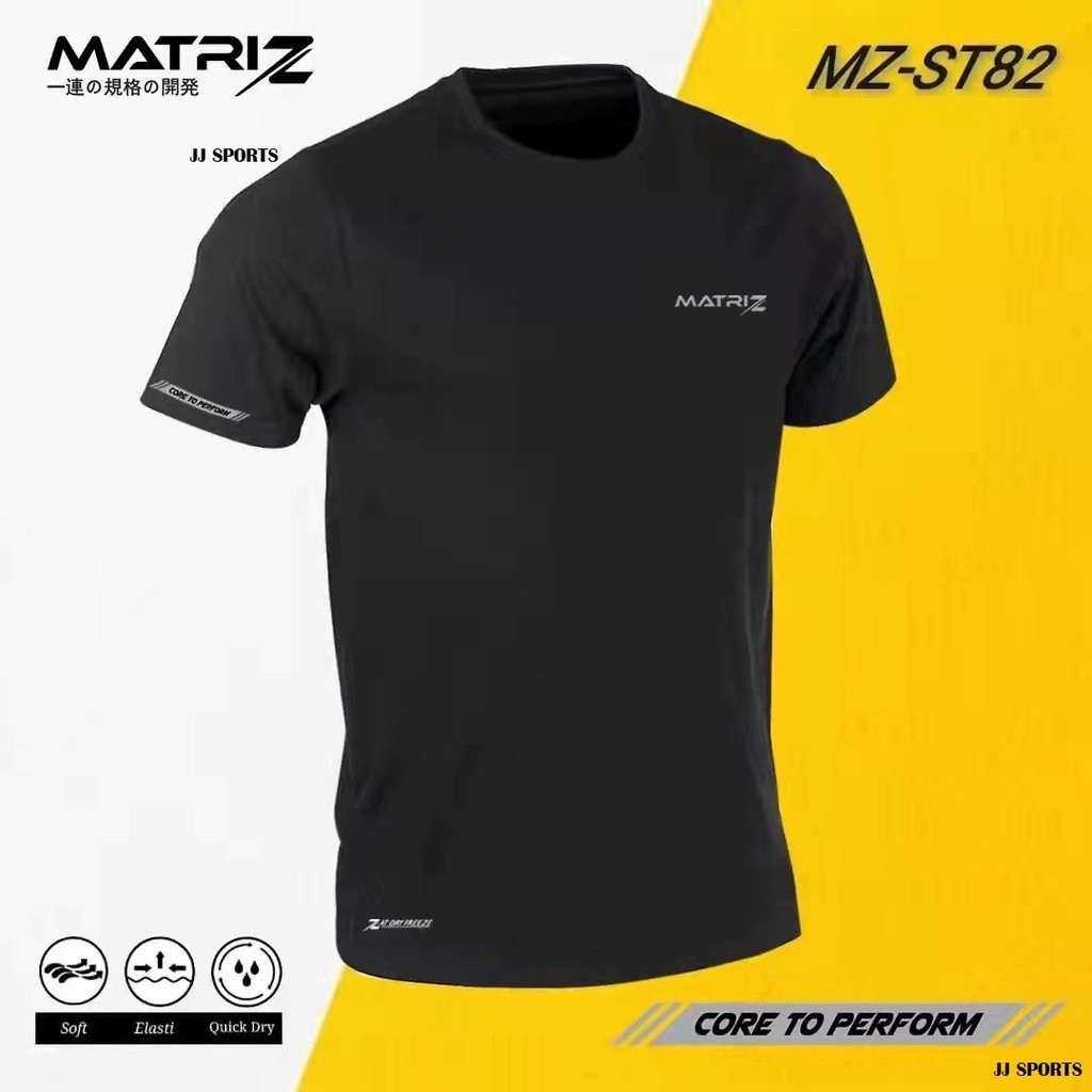 Matriz Dry Fit Badminton T-shirts Mz-st82 | Shopee Malaysia
