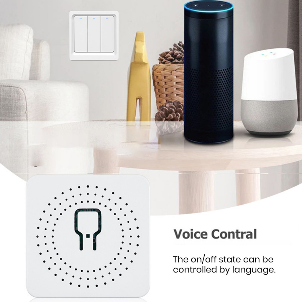 Voice-controlled Appliances Smart Wi-fi Light Switch Module with Timer ...