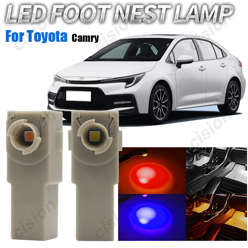 2Pcs Car interior LED Signal Light Indoor Footwell Lights Lamp Foot ...