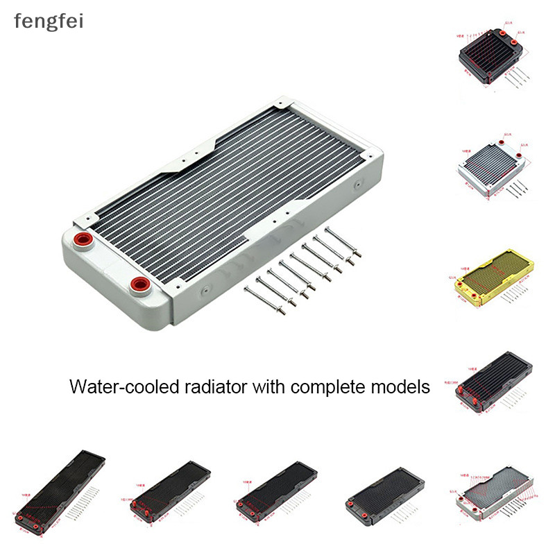 feng PC Water Cooling Radiator Aluminum For CPU GPU RAM Heatsink ...