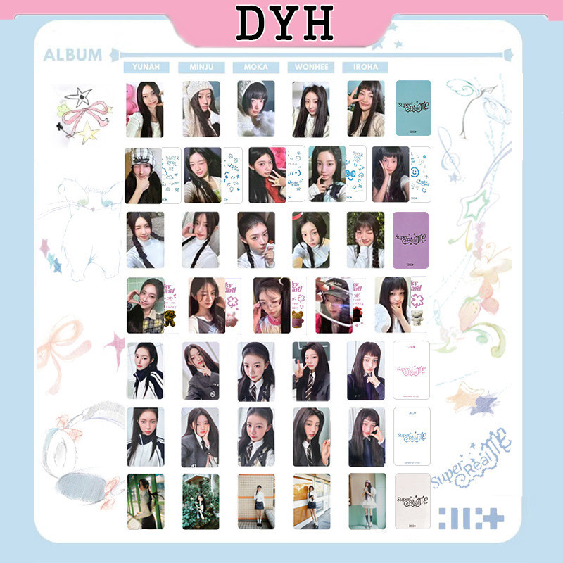 7pcs/set ILLIT LOMO Card Super Real Me Photocards WONHEE MINJU MOKA ...