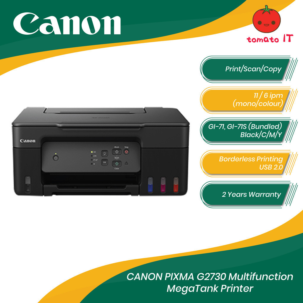 CANON PIXMA G2730 Multifunction MegaTank Printer | Shopee Malaysia