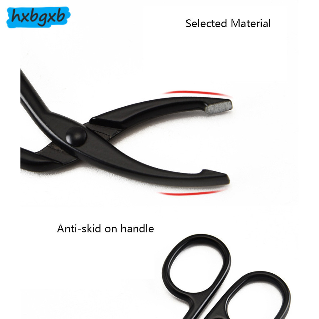 「hxbgxb」 Curved Tip Stainless Eyebrow Pliers Tweezer Non-slip Shaping ...