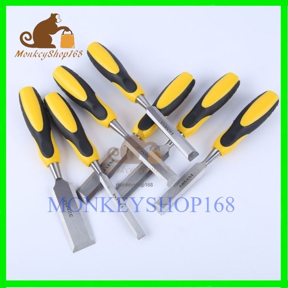 PAHAT KAYU / FLAT FILE CR / WOOD CHISEL YELLOW HANDLE HEAVYDUTY 6MM ...