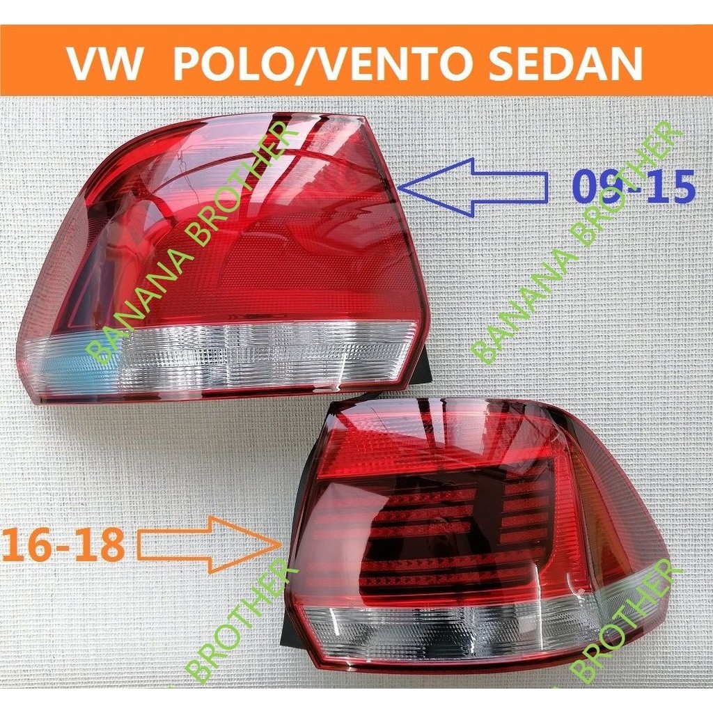 Volkswagen Polo tail lamp Polo Vento Sedan tail lamp 2009-2015 /2016 ...