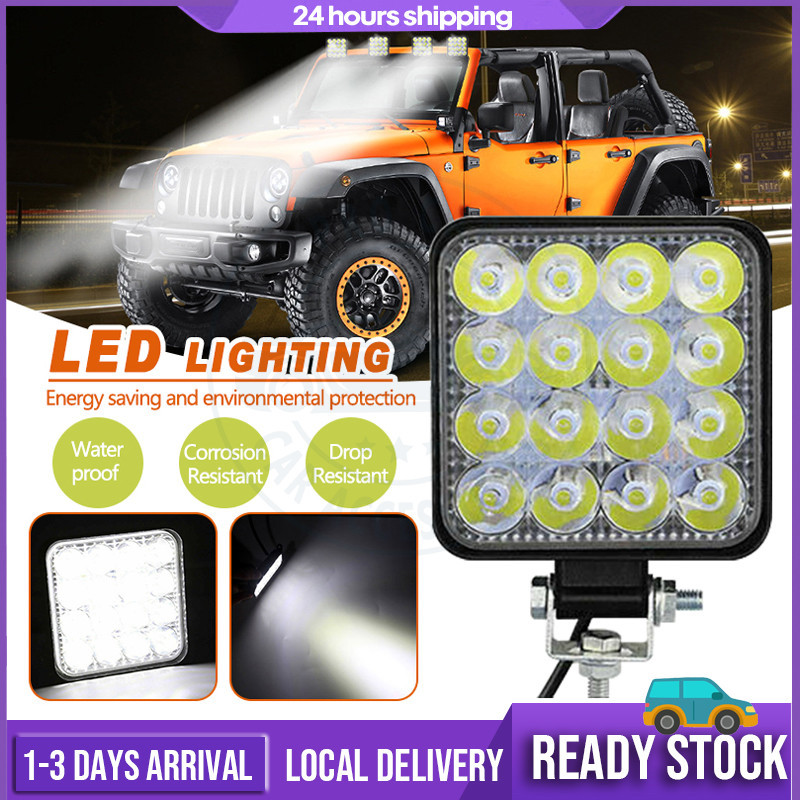 Car LED Lightening Led Work Light Bar Spot Driving Lamp Waterproof Led ...
