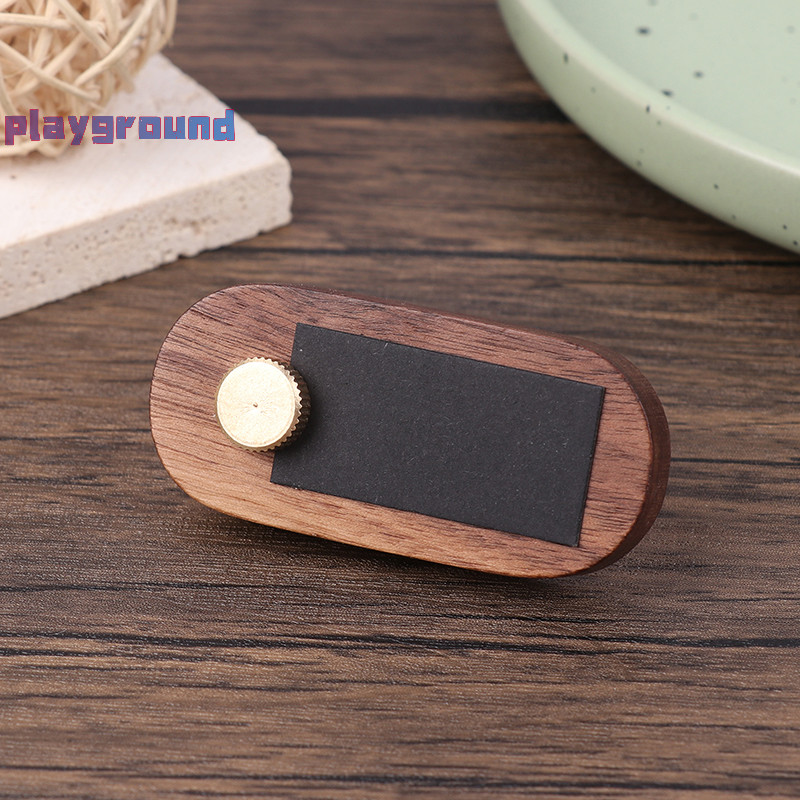 [playground] Solid Wood Small Price Display Card Cake Product Price Tag ...
