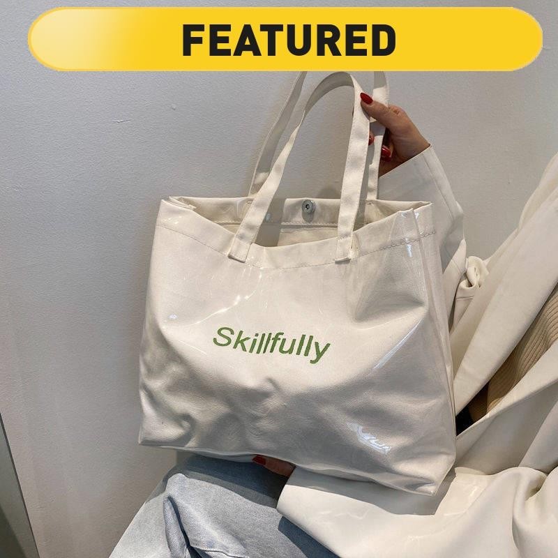 beg tangan wanita murah bag tangan Sebelah Bahu Kanvas, Versi Korea ...